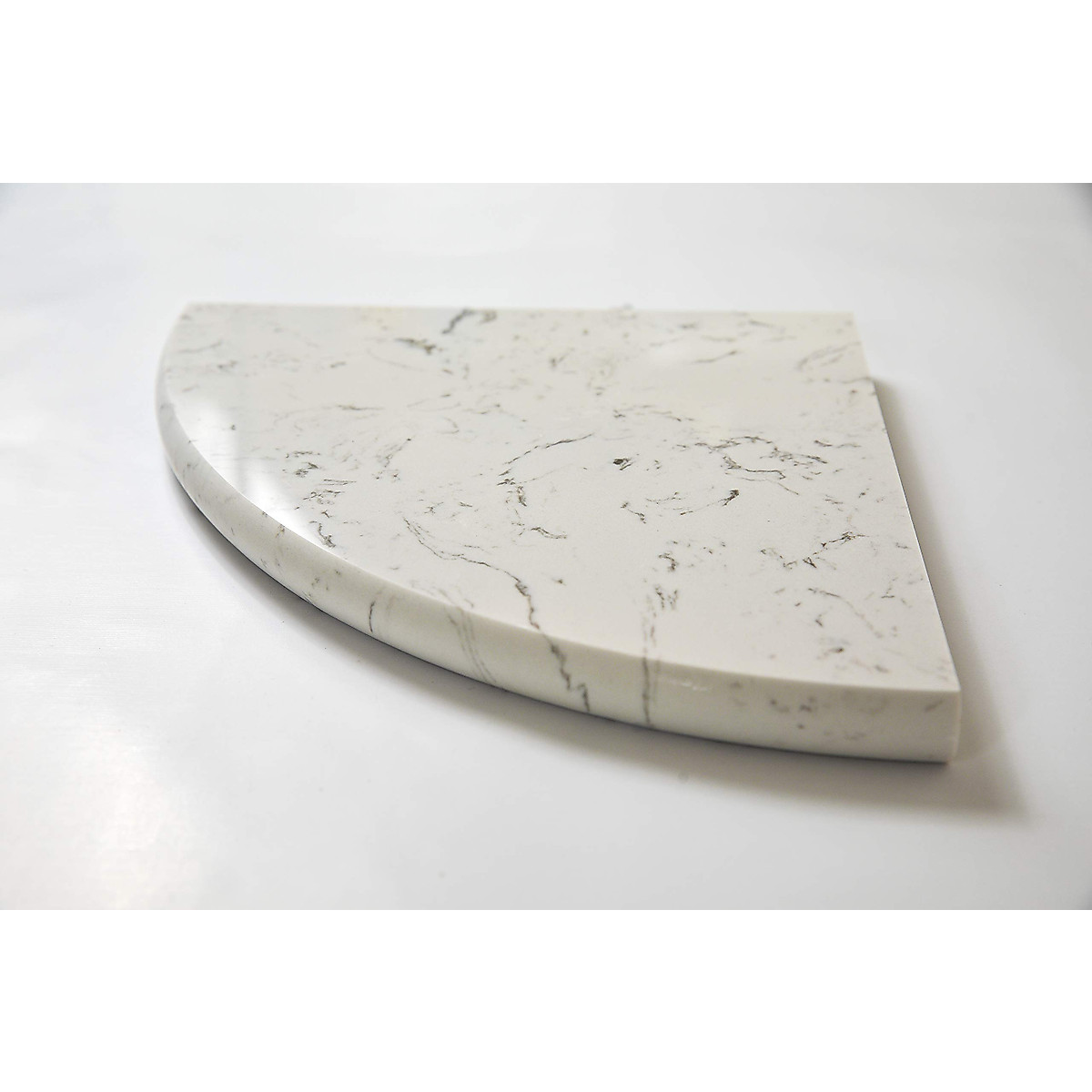 Natural Stone Accessories Shower Corner Shelf MM Quartz Statuary Size 9"x 9" Both Sides Polished