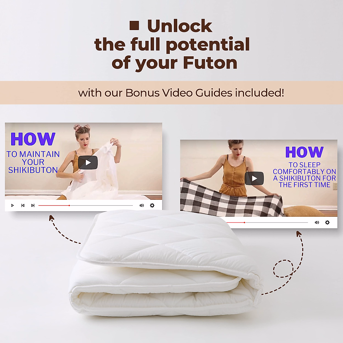 Iyasu Home Twin Japanese Floor Mattress- Shikibuton Floor Bed- Japanese Futon Mattress- Japanese futon Floor Mattress for Adults- 75 by 39 in. Japanese Mattress with Cotton Zip Cover