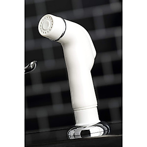 Kingston Brass KB791YL Yosemite 8" Centerset Kitchen Faucet, Polished Chrome