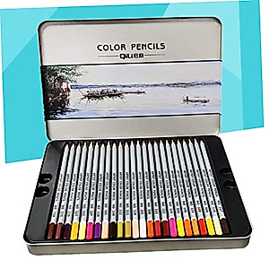Healvian 1 Set 48 Highlighter Pencil Blending Pencil Writing Pencils Artist Pencils Blending Pencils Oily Pencils Art Pencils Coloring Pencils Mix Tin Box Pencils Colored Pencil Set
