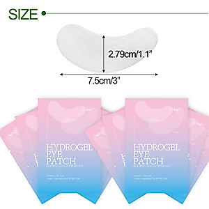 110 Pairs C. ARTIST 100% Natural Eyelash Extension Under Eye Gel Pads patches kit Collagen Aloe Vera Hydrogel Eye Patches Eyelash Extension Supplies Tools, Lash Extension Supplies, lash tech supplies