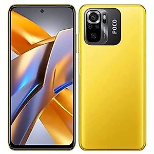 Xiaomi Poco M5s 4G LTE GSM (128GB + 6GB) 64MP Quad Camera 6.43" Octa Core (Tmobile Mint Tello USA Market) Global Unlocked + (w/Fast 51w Car Charger) (Yellow (Global Version))