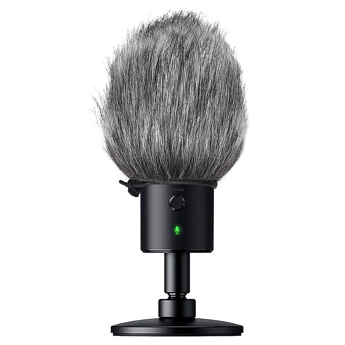 SUNMON Razer Seiren X Furry Windscreen Muff, Mic Pop Filter/Shield Wind Cover fits Razer Seiren X USB Condenser Streaming Microphone
