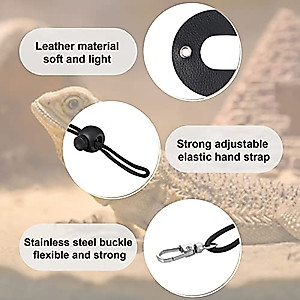 3 Pack Leather Wing Lizard Harness with Bearded Dragon Flying Decoration,2 Pack Bearded Dragon Hammock,Bearded Dragon Outfits Adjustable Leash Bearded Dragon Accessories