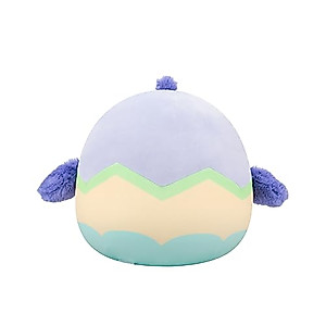 Squishmallows Original 12in Tulip The Purple Chick in Multicolored Easter Egg – Official Jazwares Easter Plush (Medium-Sized)