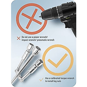 MIKKUPPA M12x1.5 Lug Nuts - Replacement for 2006-2019 Ford Fusion, 2000-2019 Ford Focus, 2001-2019 Ford Escape Aftermarket Wheel - 20pcs Chrome Closed End Lug Nuts