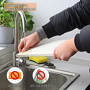 DaYvlen Dia 14 1/5-in Half-Moon Ceramic Heat Deflector Plates for Kamado Joe Classic Grills