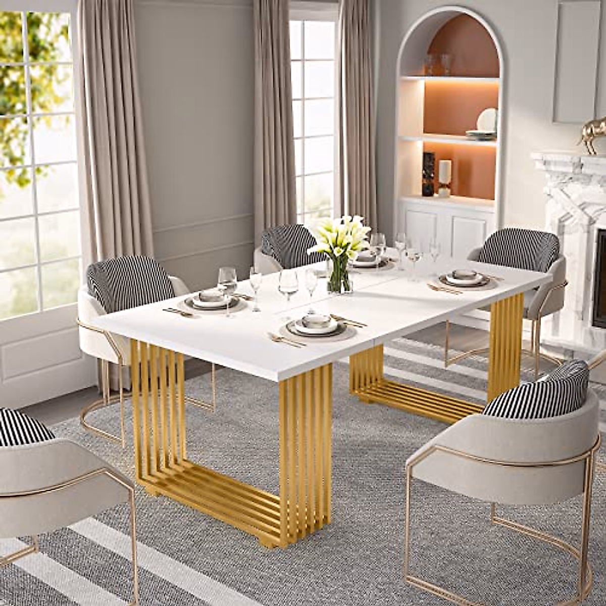 LITTLE TREE Computer Executive Desk, White