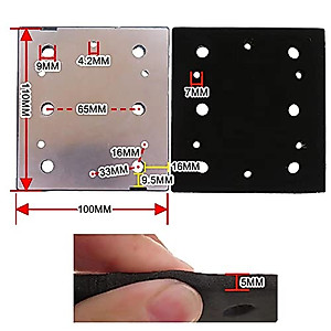 1/4 Sheet Sander Pad for Ryobi S652DK S652D S652DG 039066005051