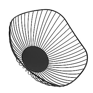 BESPORTBLE Nordic Style Storage Basket Iron Storage Container Home Document Holder 1Pc