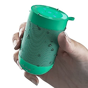 comiso Portable Bluetooth Speaker, Waterproof Small Wireless Shower Speaker IPX5, 360 HD Loud Sound, Stereo Pairing, 12H Playtime, Mini Pocket Size Built in Mic Support TF Card for Travel Outdoors