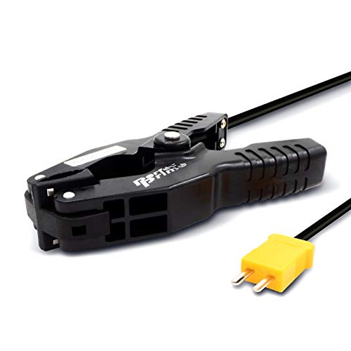 PerfectPrime TL0005, Pipe Clamp Temperature Flat Lead for K-Type Probe Thermocouple Sensor in Temperature Range From -40~200°C/393°F