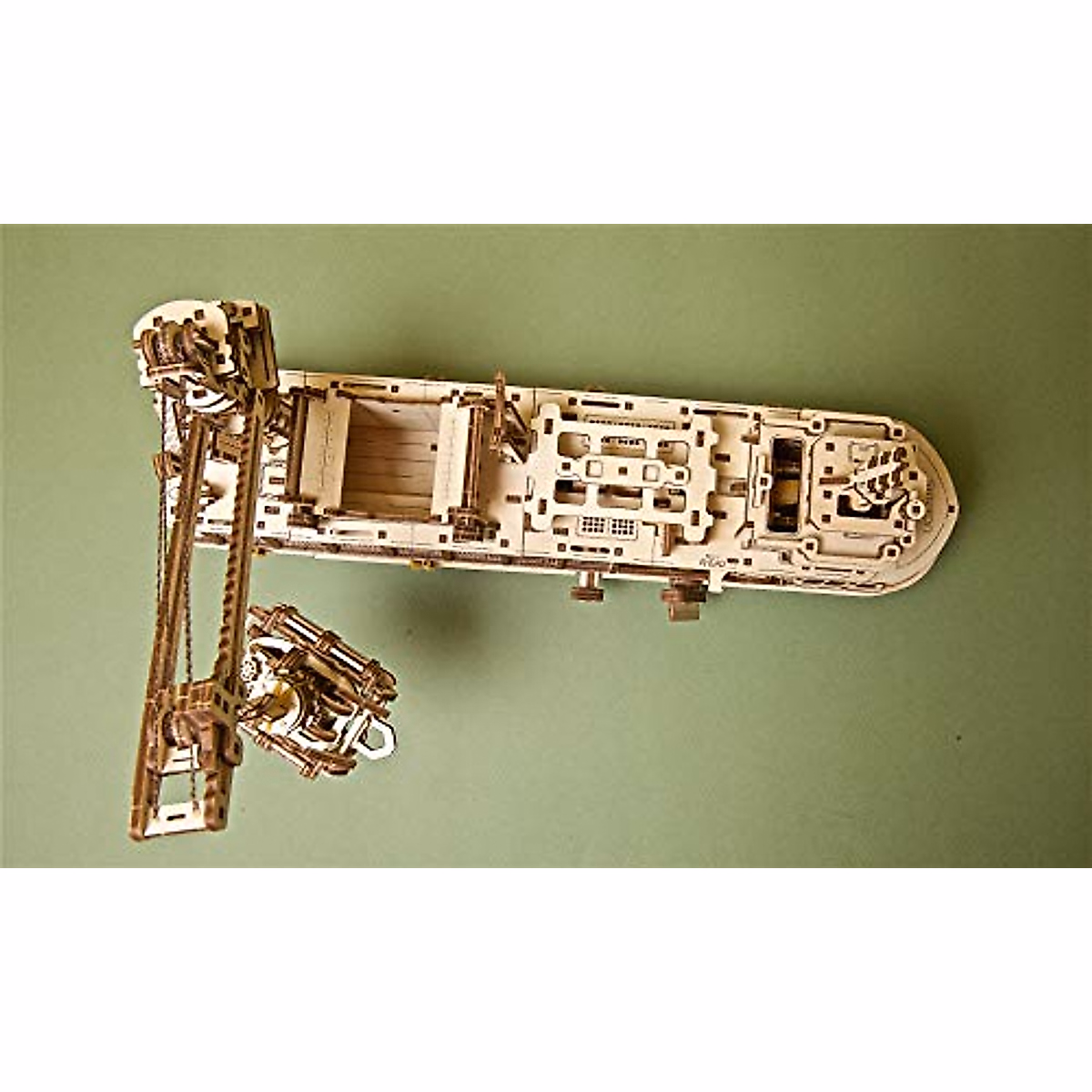 UGEARS 3D Puzzles Research Vessel - DIY Model Ship 3D Idea - Unique and Creative Wooden Mechanical Models - Self Assembly Woodcraft Construction Kits