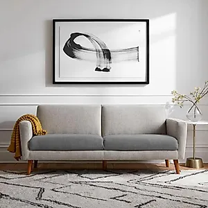 Joramoy Patio Cushion Covers 22×20×4 in - Waterproof Outdoor Seat Cushion Slipcovers Replacement, Outdoor Chair Couch Cushion Covers for Patio Furniture with Zipper, Set of 4, Covers Only,(Gray)