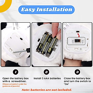 Hopearl Talking Giraffe Repeats What You Say Shaking Head Electric Interactive Animated Toy Talking Plush Buddy Birthday Party for Toddlers 24cm