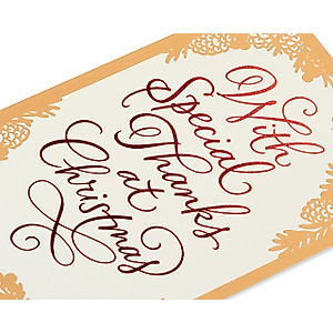 American Greetings Christmas Thank You Card (Perfect Time)