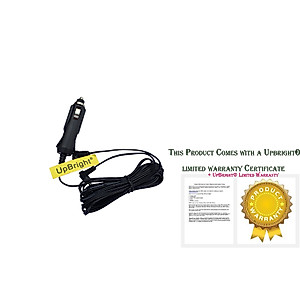 UpBright 9V-12V Car 2 Output DC Adapter Compatible with Insignia NS-DS9PDVD15 NS-D7PDVD Sylvania Sdvd1332 Sdvd7002 Sdvd7003d Sdvd8730 Sdvd8732 Sdvd8706 Coby TF-DVD7750 TF-DVD7751 TF-DVD7752 DVD Player