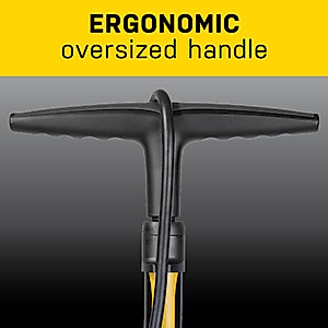 Topeak Joe Blow Sport III High Pressure Floor Pump,Yellow