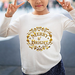 Gatichetta Heat Transfer Vinyl Roll, Metallic Foil Gold Iron On Vinyl 12" X 6ft Chrome HTV Vinyl for Garments