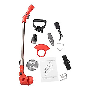 TOOL1SHOoo 600W Electric Weed Eater Lawn Edger 12V Cordless Grass String Trimmer Cutter with Battery
