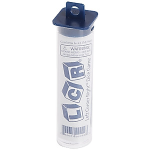 Left Right Center LCR Dice Game White