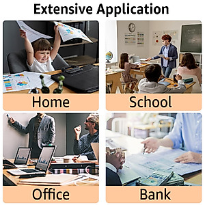 NineLeaf Remanufactured Ink Cartridge Replacement for HP 62XL 62 XL use in Envy 5540 5640 5660 7644 7645 OfficeJet 5740 8040 OfficeJet 200 250 Series Inkjet Printer（2 Pack Black