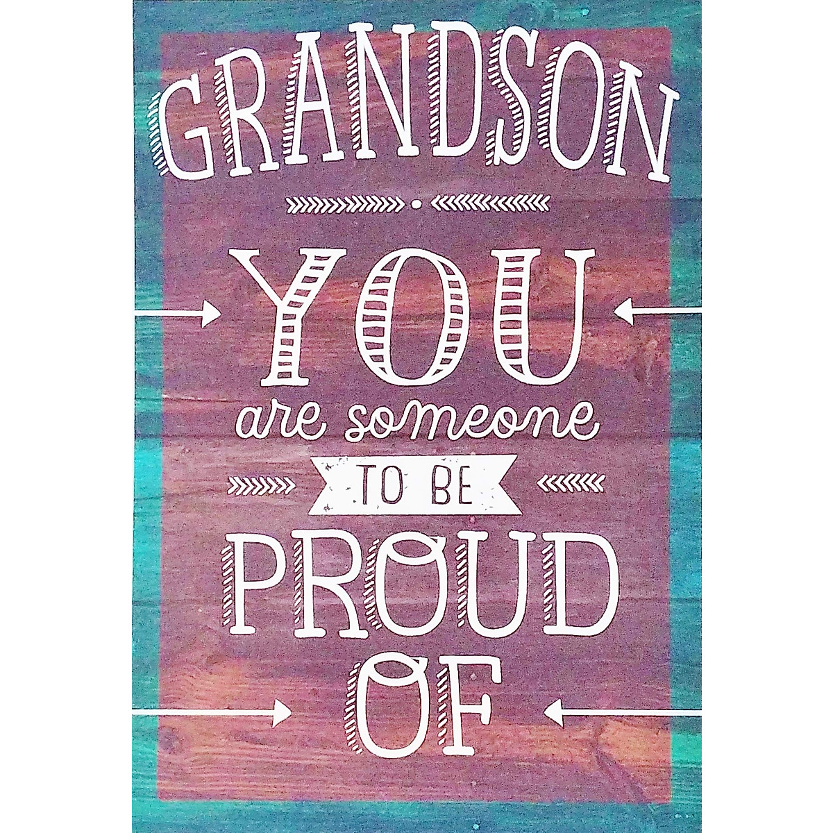 Greeting Card Grandson You Are Someone To Be Proud Of - Wish You All The Joy You've Brought To Others All Your Life - Happy Birthday