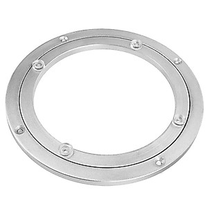 Round Display Base, Aluminum Alloy Rotating Base, Rotating Display Base, Anti-rust Non-slip for Furniture 8 inches Strong Load-bearing Cabinet