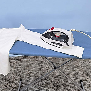 VividPaw Ironing Board Cover and Pad, Standard Size 15x54, Thick Padding, Elastic Edge, Silicone Coated, Resist Scorching and Staining, Adjustable Fastener, Heavy Duty Padded Iron Board Covers (Blue)