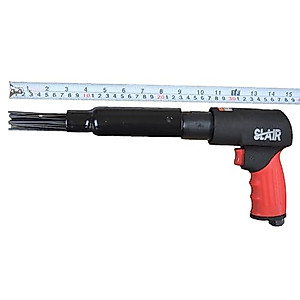 2 in 1 Pistol Air Pneumatic Needle Scaler Hammer Chisel 5000BPM 19 Needles 5 Chisels Remove Paint Rust Welding xx588