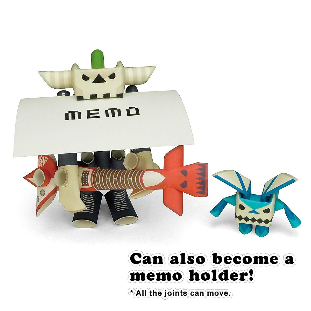 PIPEROID DIY 3D Puzzle Paper Craft Kit Value Pack 3 pcs Set (Rock Stars) - Japanese Arts and Craft Kit for Kids and Adults