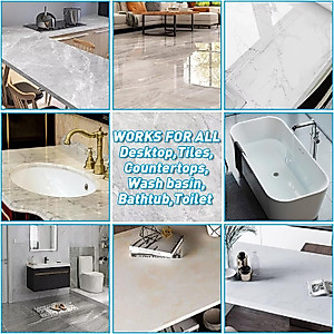 Tile & Fiberglass Quartz Countertop Repair Kit, Granite & Tub Repair Kit, 4 OZ Porcelain Sink Corian Travertine Mable Chip Repair Kit for Cracks