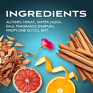 BOD man Fragrance Body Spray, Fresh Blue Musk, 8 fl oz