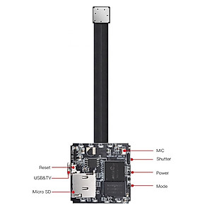 fannuoyi 4K 30FPS Mini X7 Cameras 70degree Lens with App for Indoor/Home/Office Security (No Battery)