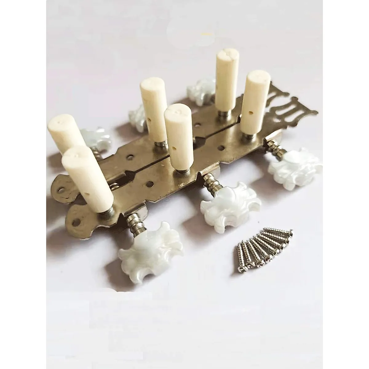 Ubrand A Plate Classical Guitar String Machine Heads Tuning Pegs Keys Tuners Set (2101-GDN02)
