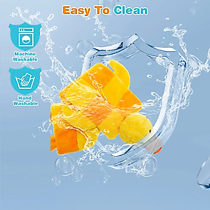 Mihachi 16 Squeakers Dog Squeaky Toys - No Stuffing Plush Pet Chew Toys - Yellow Squeaker Mat Duck