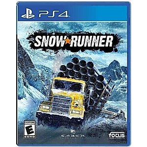 SNOWRUNNER Brand New Sealed PS4 Game PlayStation 4 USA Snow Runner - In Hand!