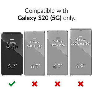 Crave Dual Guard for Samsung Galaxy S20 Case, Shockproof Protection Dual Layer Case for Samsung Galaxy S20, S20 5G - Forest Green