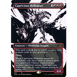 Magic: the Gathering - Capricious Hellraiser (310) - Borderless - Phyrexia: All Will Be One