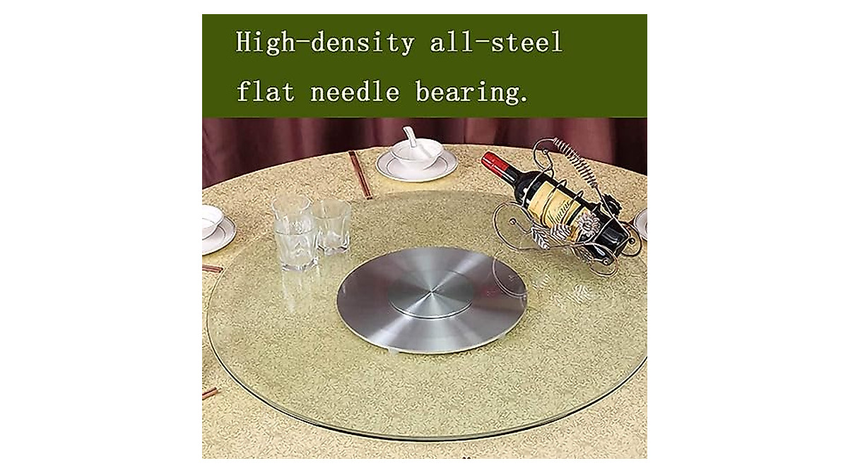 Glass Turntable Lazy Susan for Dining & Home Use | Purrre