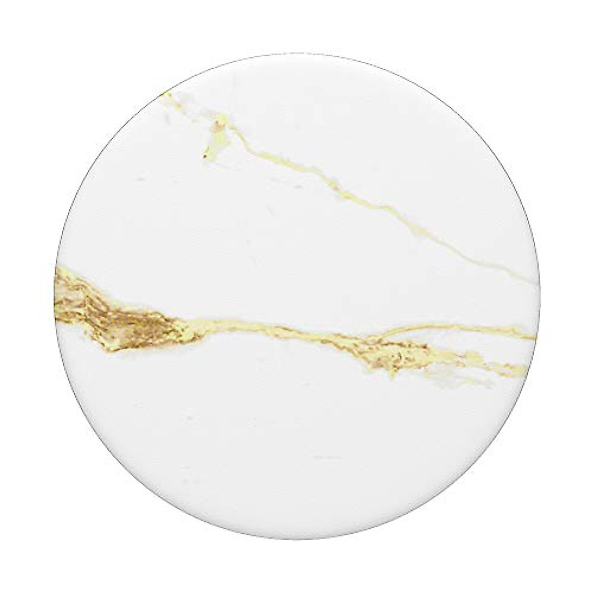 Elegant White Marble-Look - Black Grey Gold - Simple Modern PopSockets PopGrip: Swappable Grip for Phones & Tablets