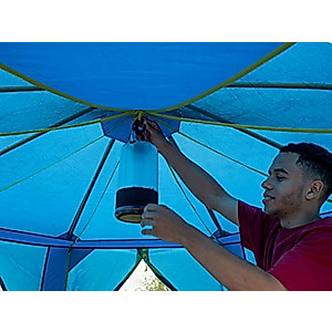 Coleman Tent Octago, 3 Man Tent Ideal for Camping in The Garden, Dome Tent, Waterproof 3 Person Camping Tent with Sewn-in Groundsheet