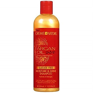 "Creme of Nature Argan Oil Trio Set (Moisture & Shine Shampoo, Intensive Conditioning Treatment, Oil Moisturizer)"