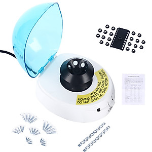 YaeCCC Mini Centrifuge Lab Centrifuge Machine Fixed Speed at 4000rpm, 2 Rotors, 110V