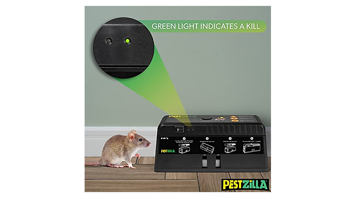 Pestzilla Rat Zapper - Humane Electric Mouse Trap