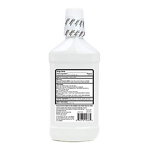 Amazon Brand - Solimo Whitening Anticavity Mouthwash, 16 Fluid Ounces, Pack of 4