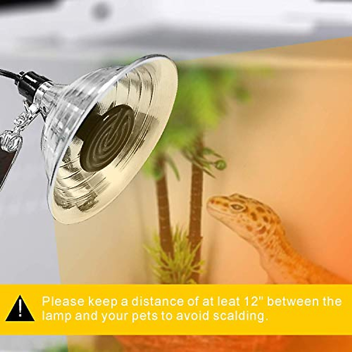 Toolzy Ceramic Heat Emitter, 150W Reptile Heat Lamp for Pet Lizard Turtle Snake Chicken Aquarium Coop, No Harm No Light