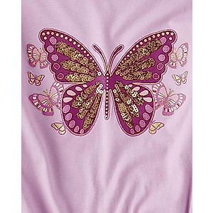 The Children's Place,Long Sleeve Knit Tie Front Top,Lilac DUST,Medium (7/8)