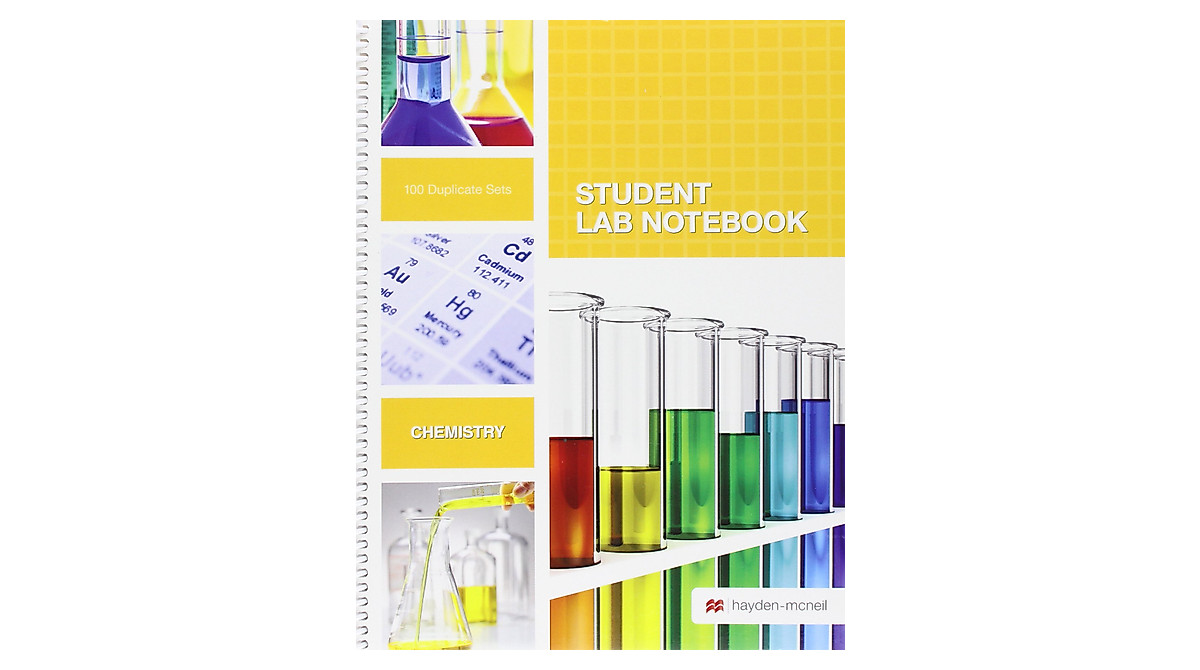 Student Lab Notebook: 100 Carbonless Duplicates, Spiral