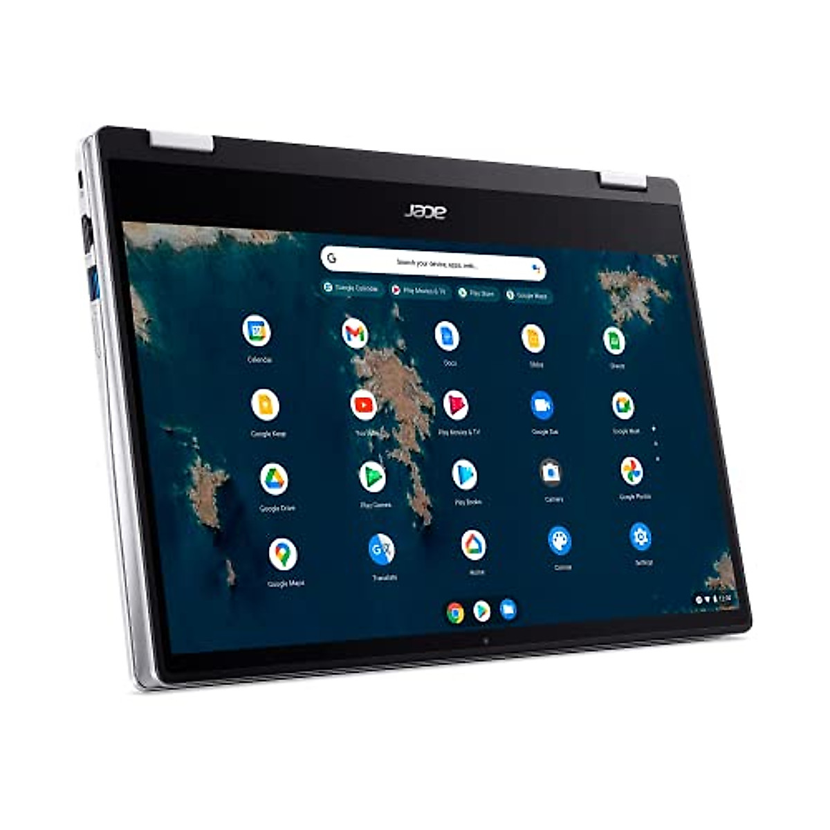 Acer Chromebook Spin 314 Convertible Laptop | Intel Pentium Silver N6000 | 14" Full HD IPS Touch Display | 4GB LPDDR4X | 128GB eMMC | DTS Audio | Intel Wi-Fi 6 AX201 | Chrome OS | CP314-1HN-P5NE